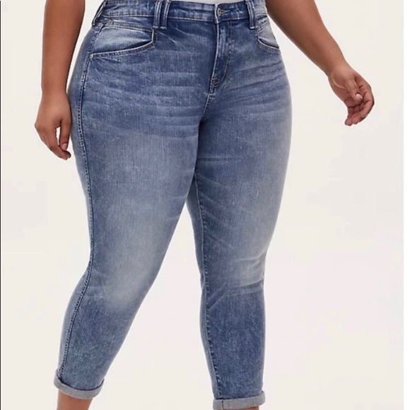 torrid | Jeans | Torrid High Rise Boyfriend Straight Leg Jeans 4 R ...